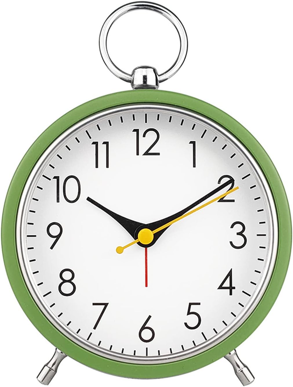 Amazon.com: JUSTUP Snooze Retro Alarm Clock, 4 Inch Portable Table ...