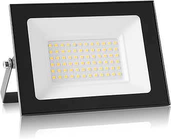 Sararoom 50W LED Flood Light Ourdoor, 5000LM Super Bright LED Security ...