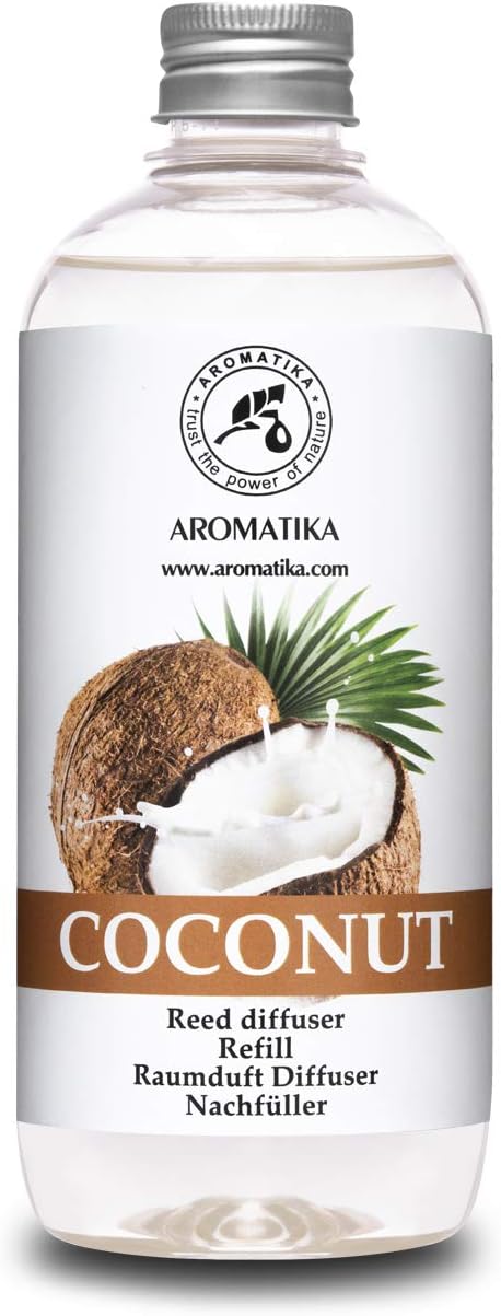 Amazon.com: Reed Diffuser Refill Coconut 17 oz - Room Diffuser Refill ...
