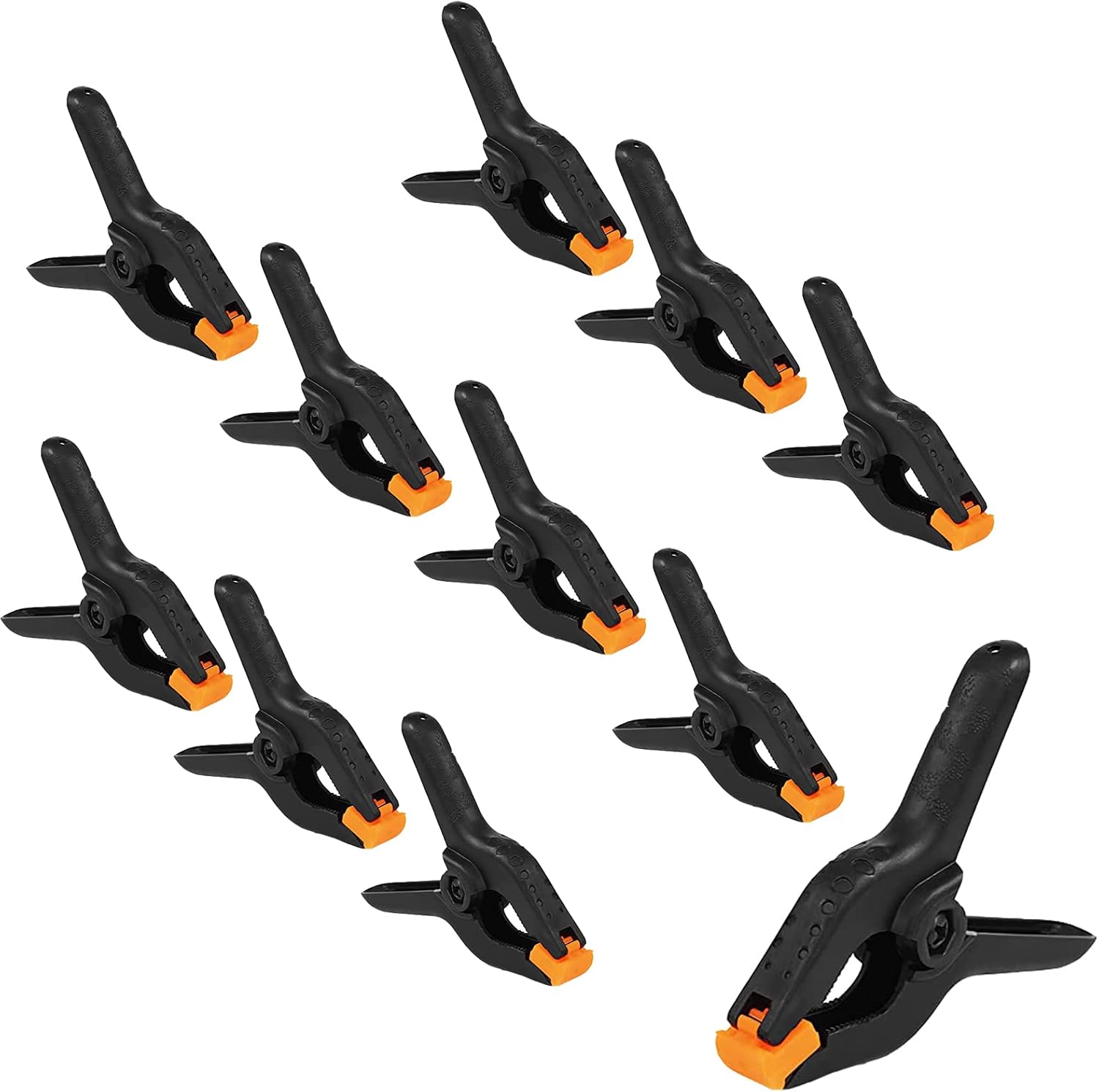 Spring Clips, 10 PCS Heavy Duty Plastic Clamps for Crafts, Professional ...