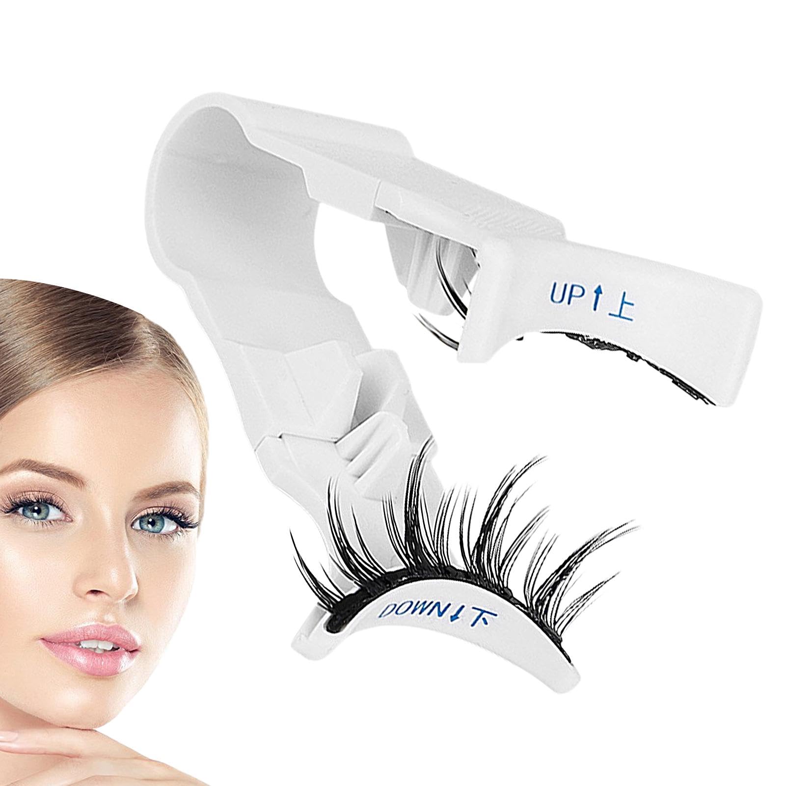 Amazon.com : False Eyelashes Clip, Portable Magnetic Eyelash Applicator ...