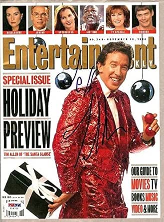 Tim Allen Autographed Signed Magazine #T19723 - PSA/DNA Certified ...