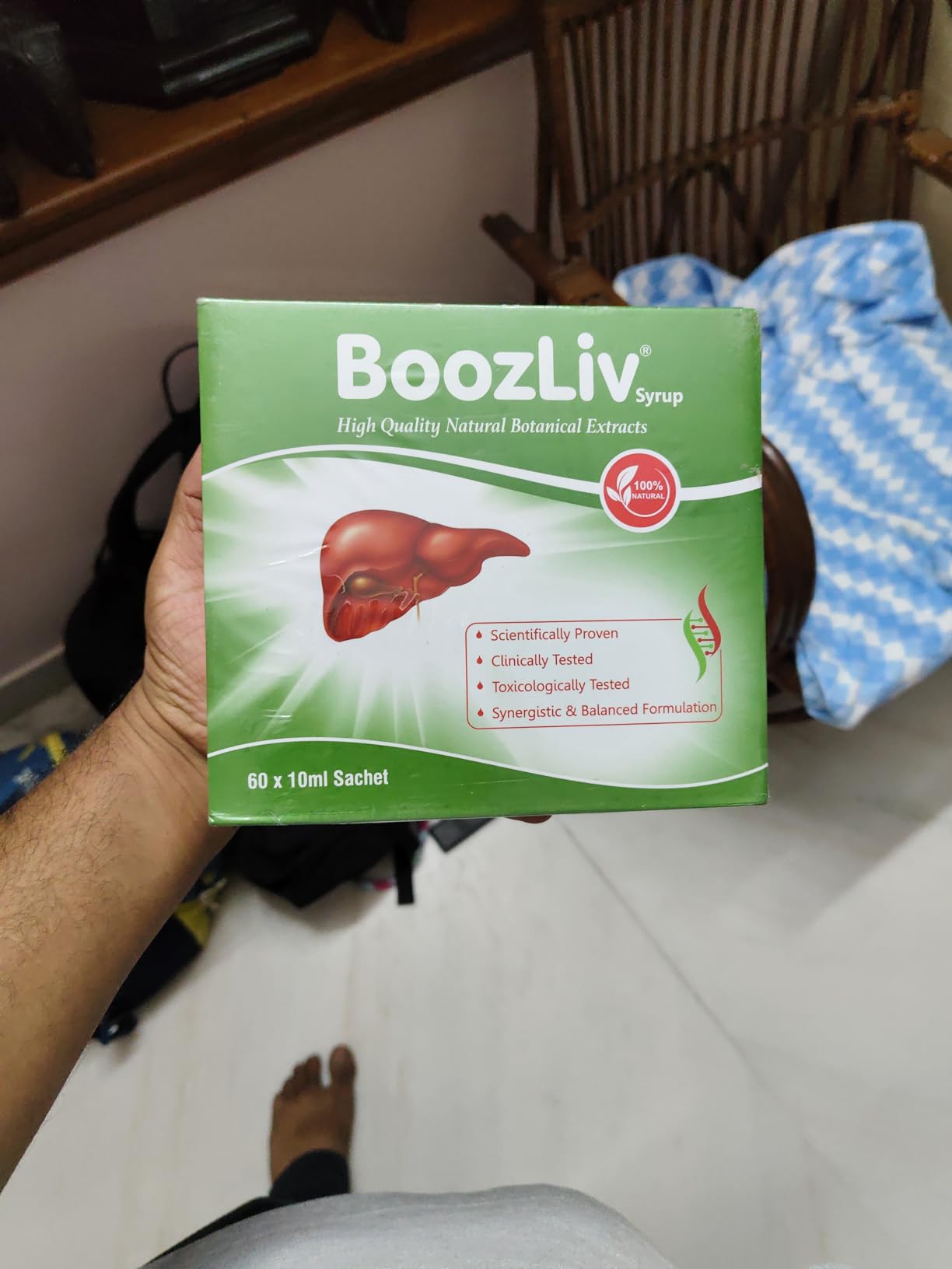 Buy BoozLiv Liver Detox Syrup Supplement, 600ml (30 Days Pack) | Fatty ...