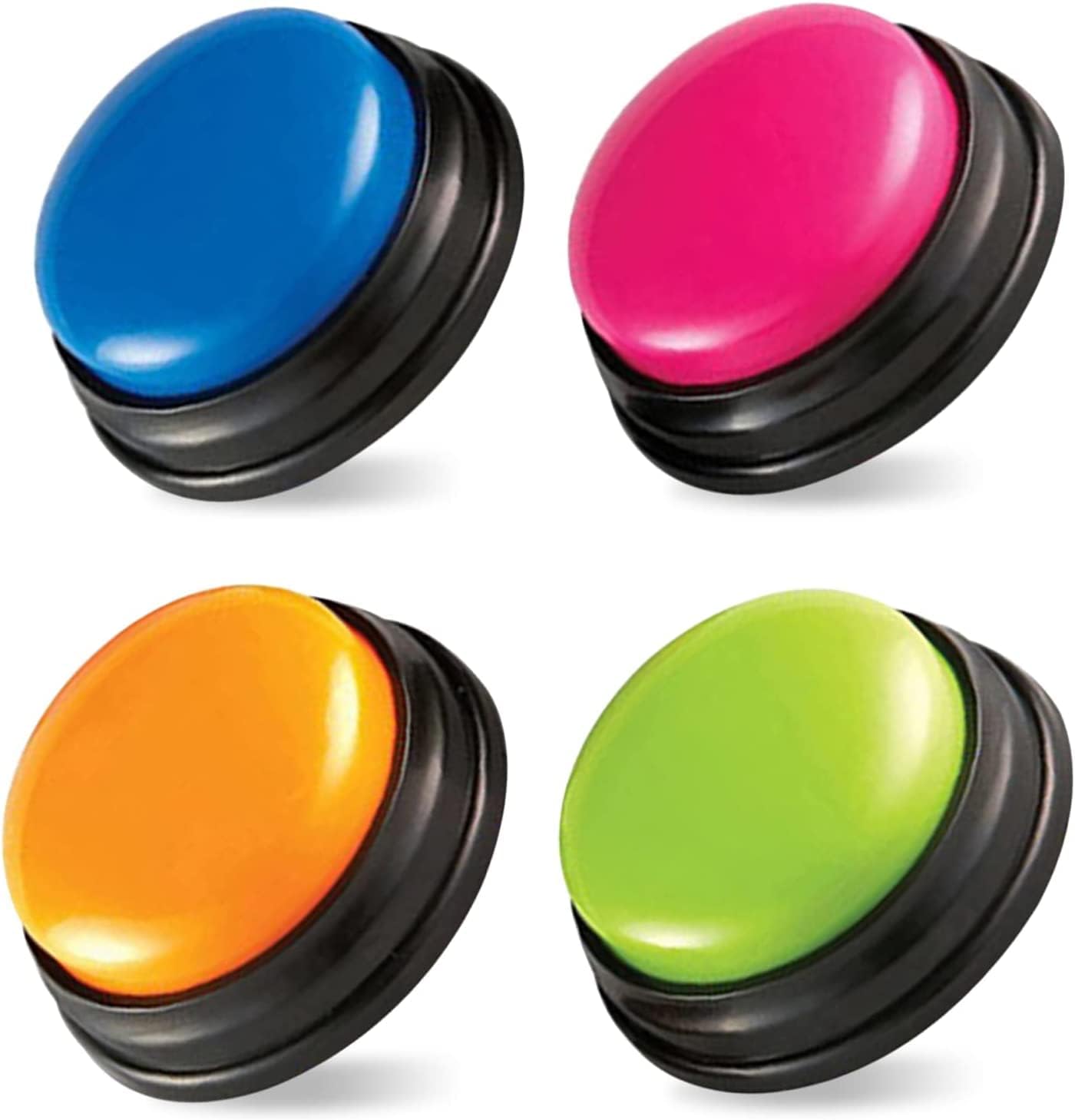 Dog Buttons for Communication, 4 Packs Talking Button Set, 30 Second ...