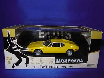 Amazon.co.jp: ELVIS De Tomaso Pantera GREENLIGHT 1971 Yellow 1/43 ...
