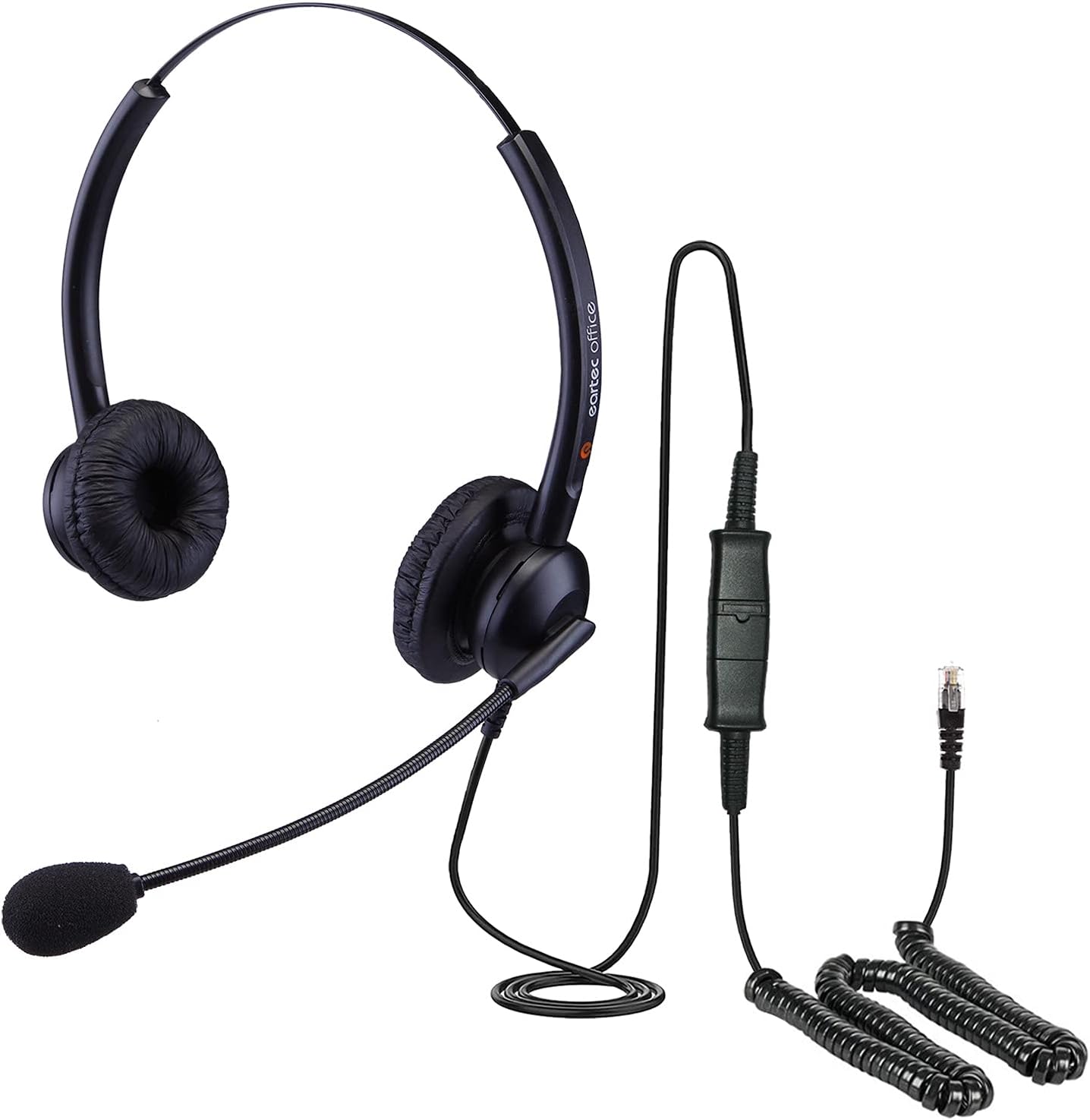Double Ear Headset for Polycom VVX 600 VVX 601 VVX 1500 VVX150 VVX 250 ...