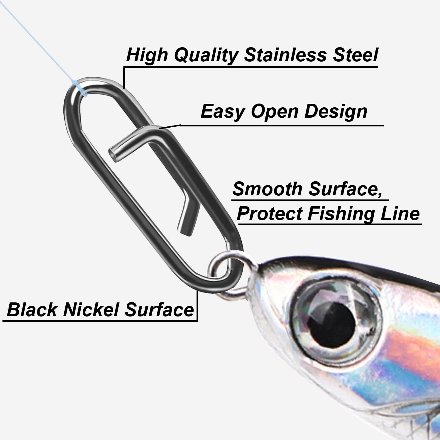 Saltwater Fishing Norman Speed Clips - Quick-Change Fishing Lure ...