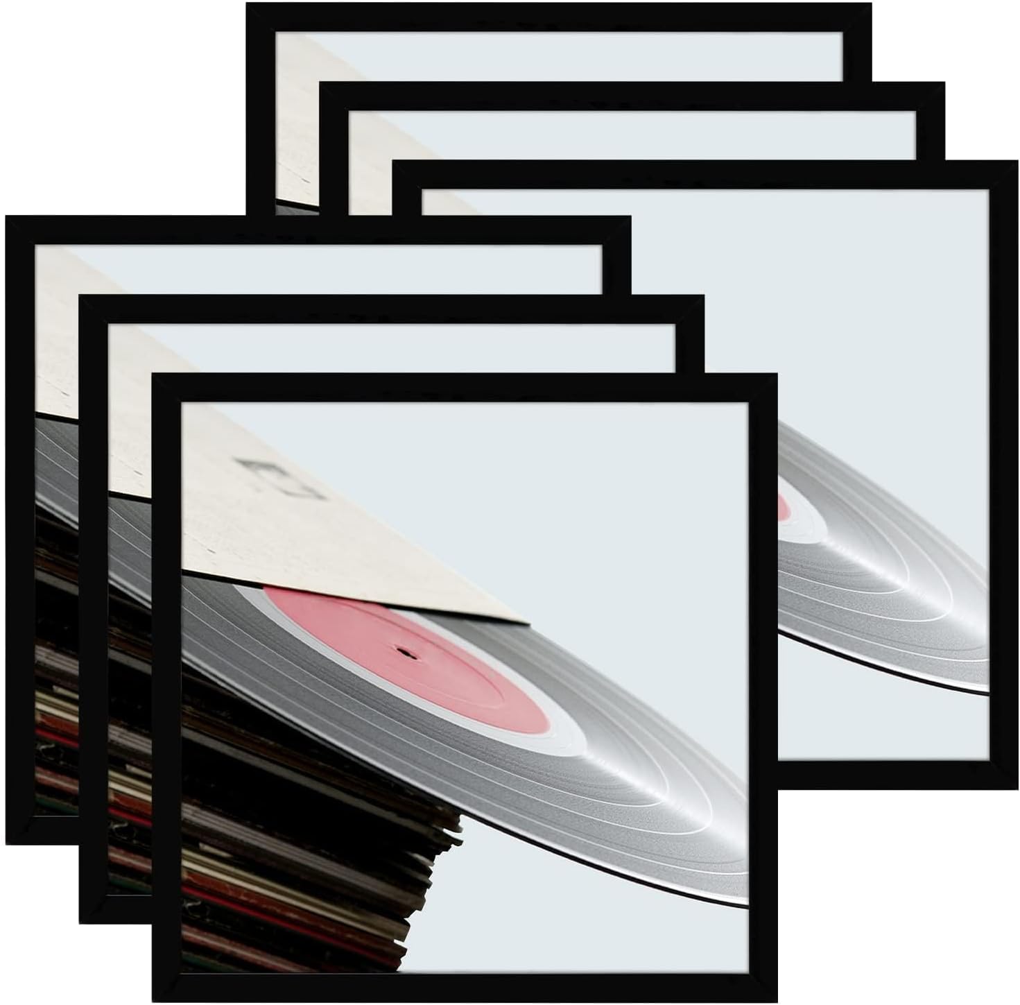 Amazon.com - eletecpro 12.5x12.5 Black Record Frames, Sturdy and ...