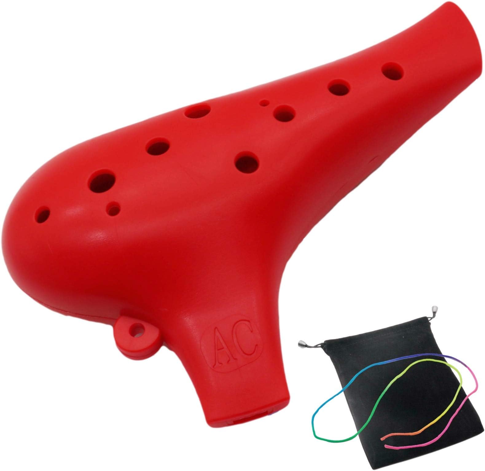 Amazon.com: Aestivate Plastic Ocarina Instrument 12 Hole Ocarina Alto C ...