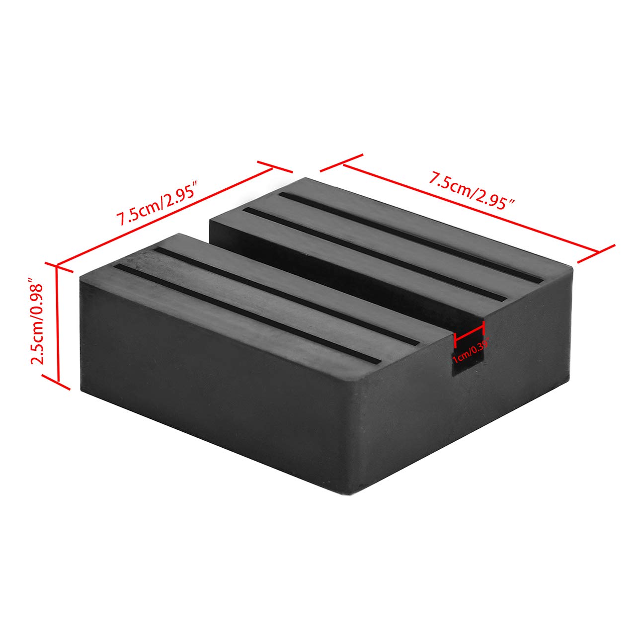 Snapklik.com : DEDC Universal Square Pinch Weld Jack Pad