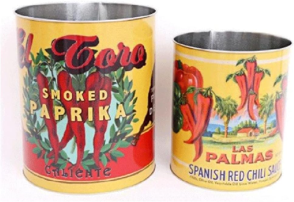 Temerity Jones Tins - Decorative Retro Chilli Storage Tins - El Toro ...
