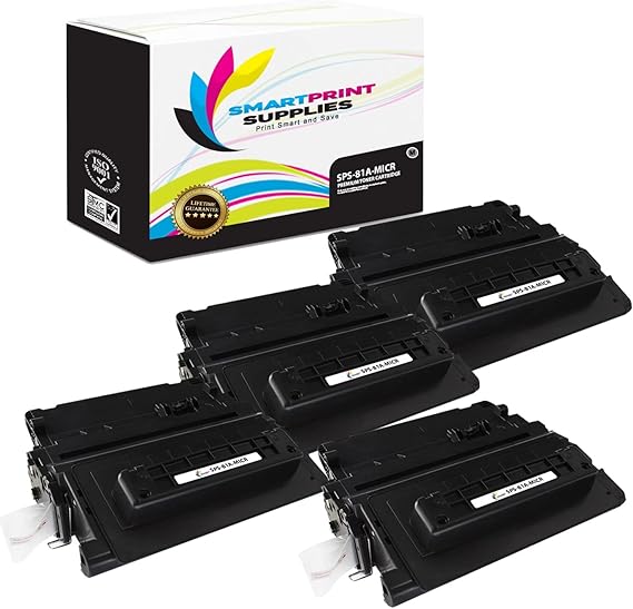 Amazon.com: Smart Print Supplies Compatible 81A CF281A MICR Black Toner ...
