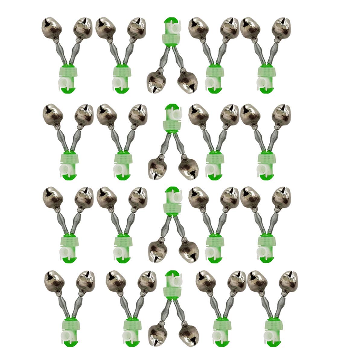 Amazon.com: HiBD Fishing Bells 20pcs Spiral Clip Fish Bells Fishing ...