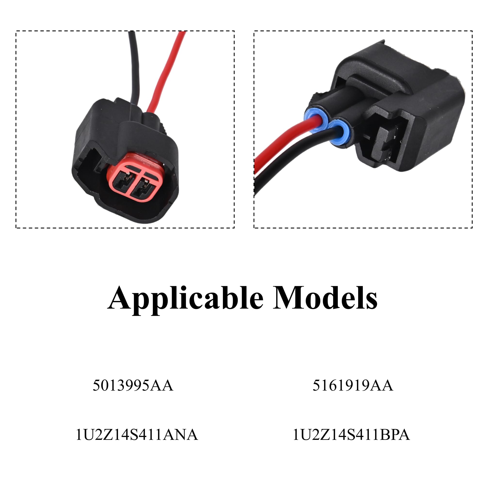 Snapklik.com : 8 PCS Fuel Injector Connector Pigtail,Fuel Injectors ...