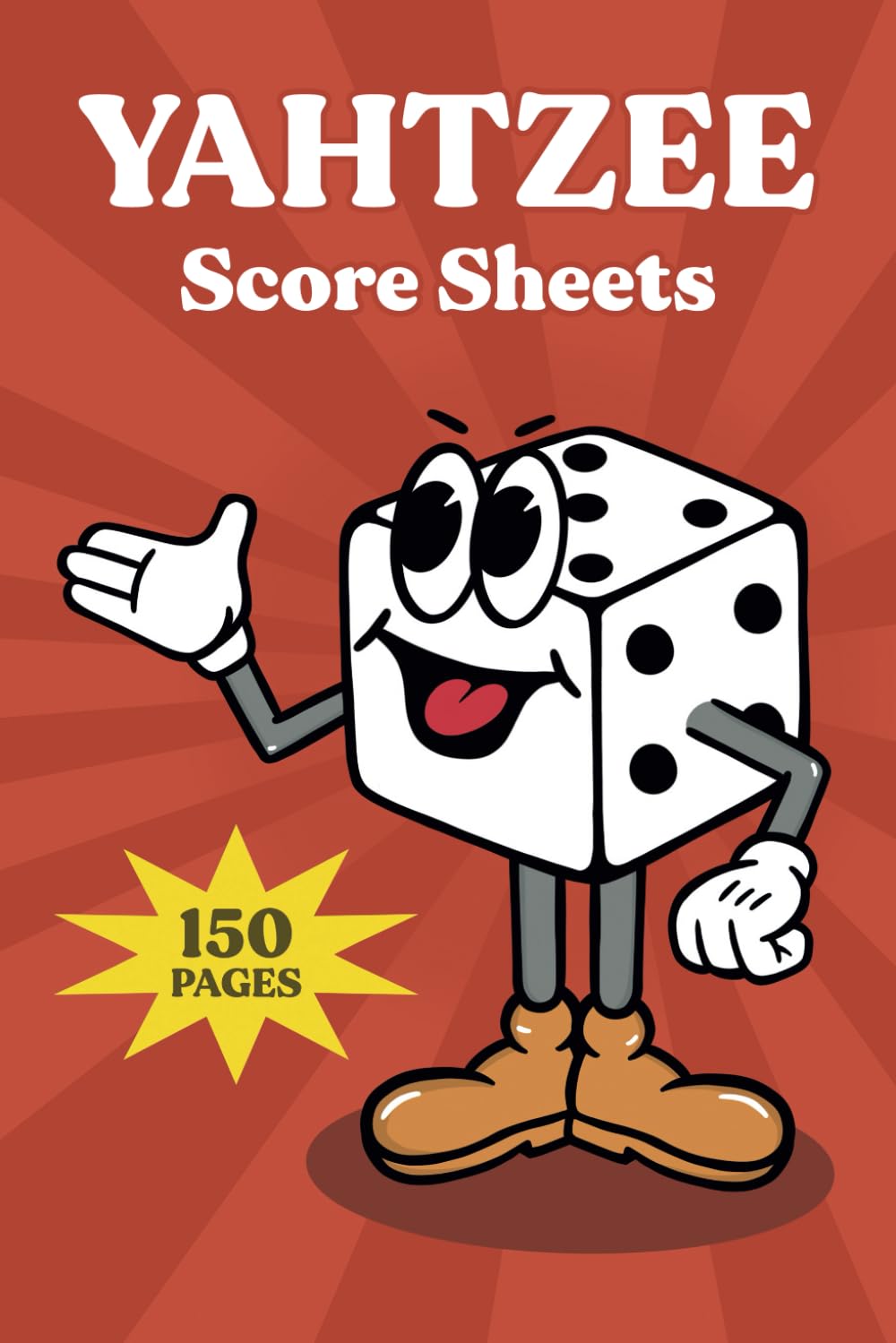 Giant Yahtzee Score Sheets Book: Large Print 6x9 Original 150 pages 900 ...