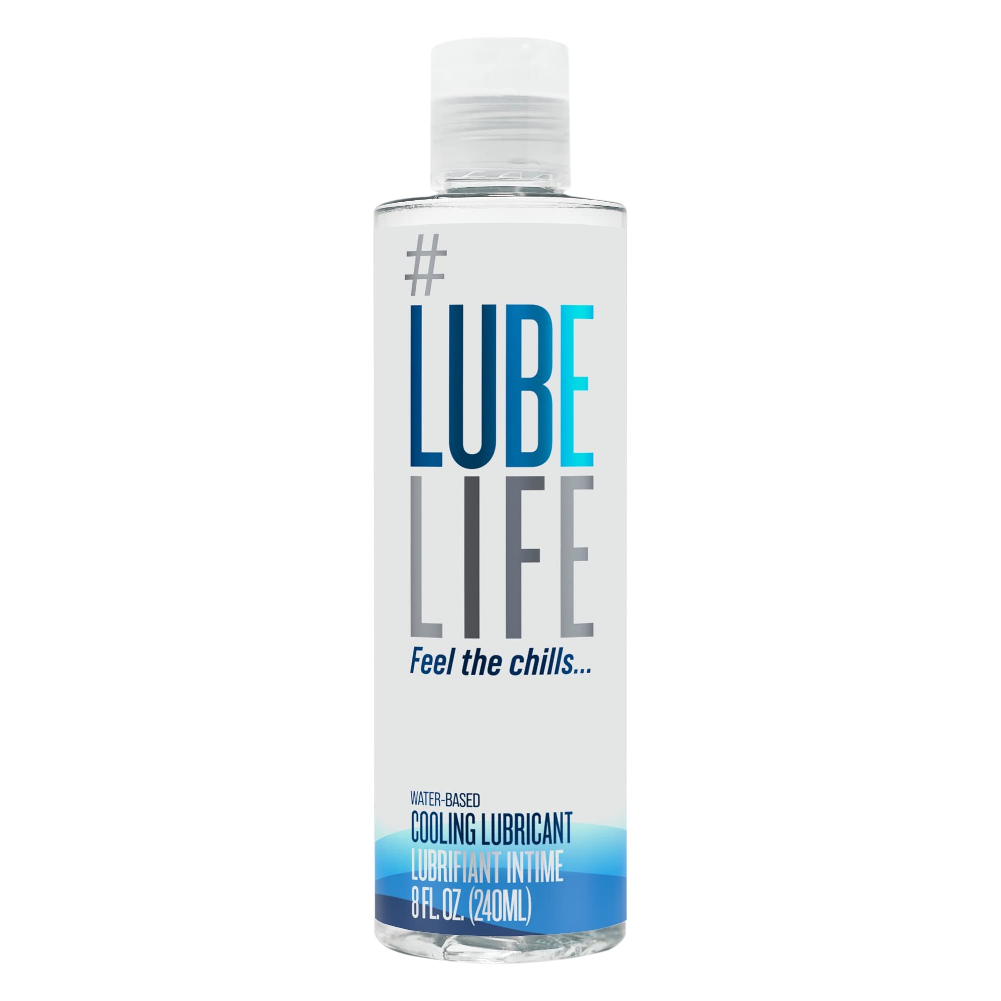 Lube Life Water Based Cooling Personal Lubricant, 8 Fl Oz (240mL) Lube ...
