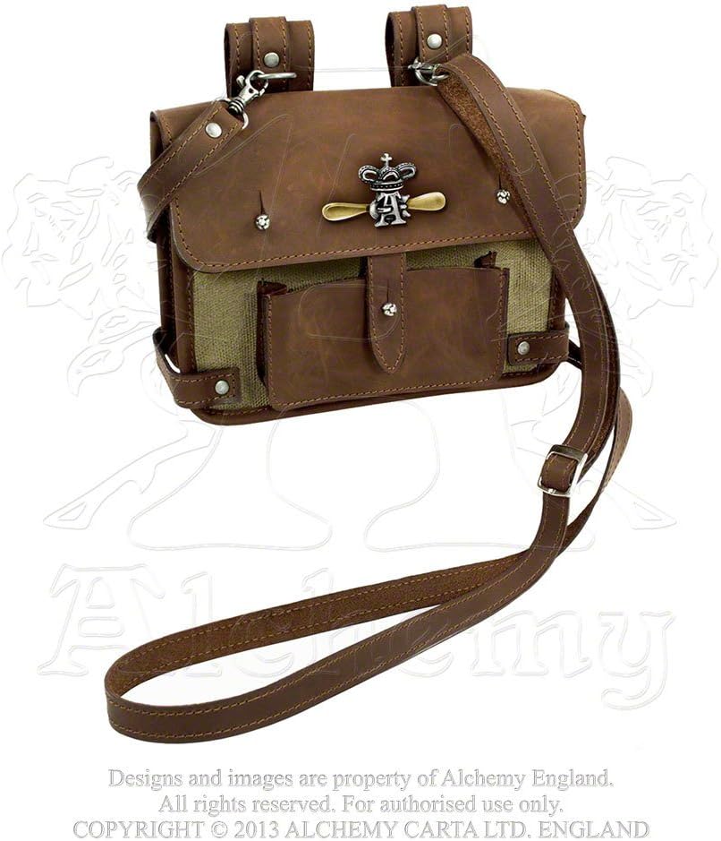 Amazon.com | Steampunk Brown Canvas and Leather Wing-Commander's ...