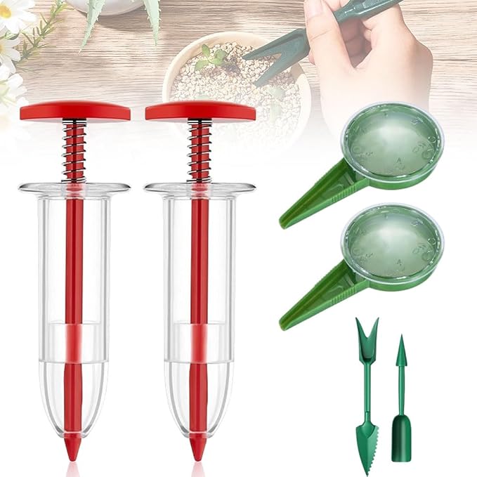 Amazon.com : AIIONP 6 PCS Mini Seed Spreader, 2026 Premium Mini Sowing ...