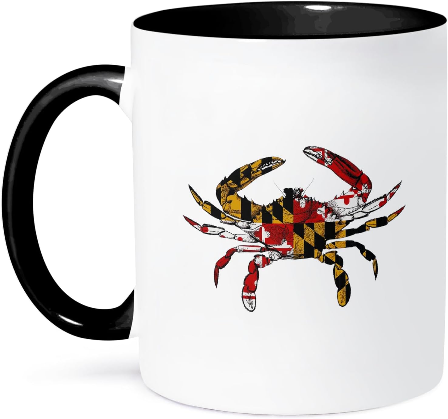 Amazon.com | Enesco Our Name is Mud Smiling Crab Sculpted Coffee Mug, 9 ...