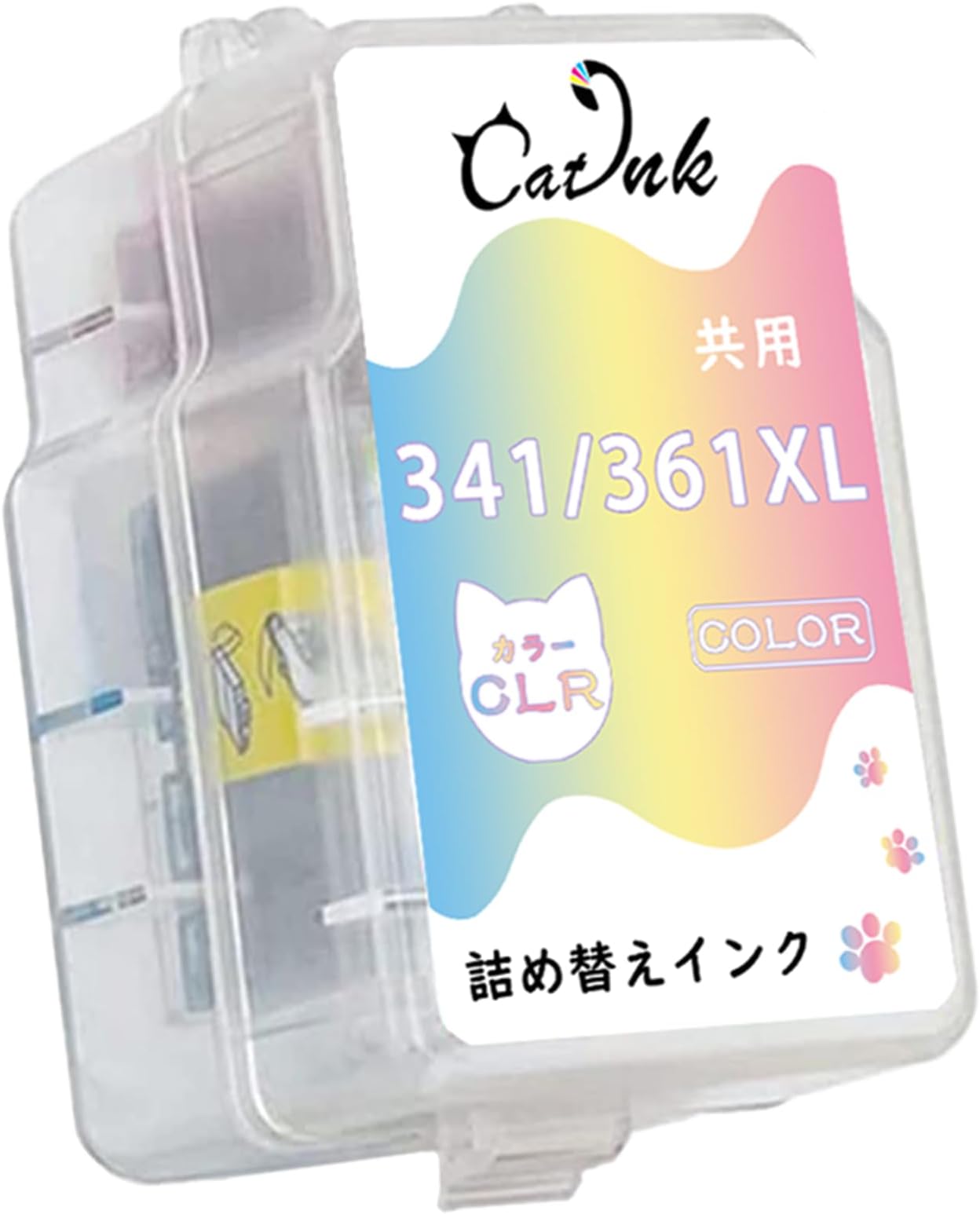 Amazon.co.jp: 【CatInk】BC-340XL BC-341XL BC-360XL BC-361XL 詰め替え 互換インク 1本（1CLR） 染料 3色カラー 340 341 ...