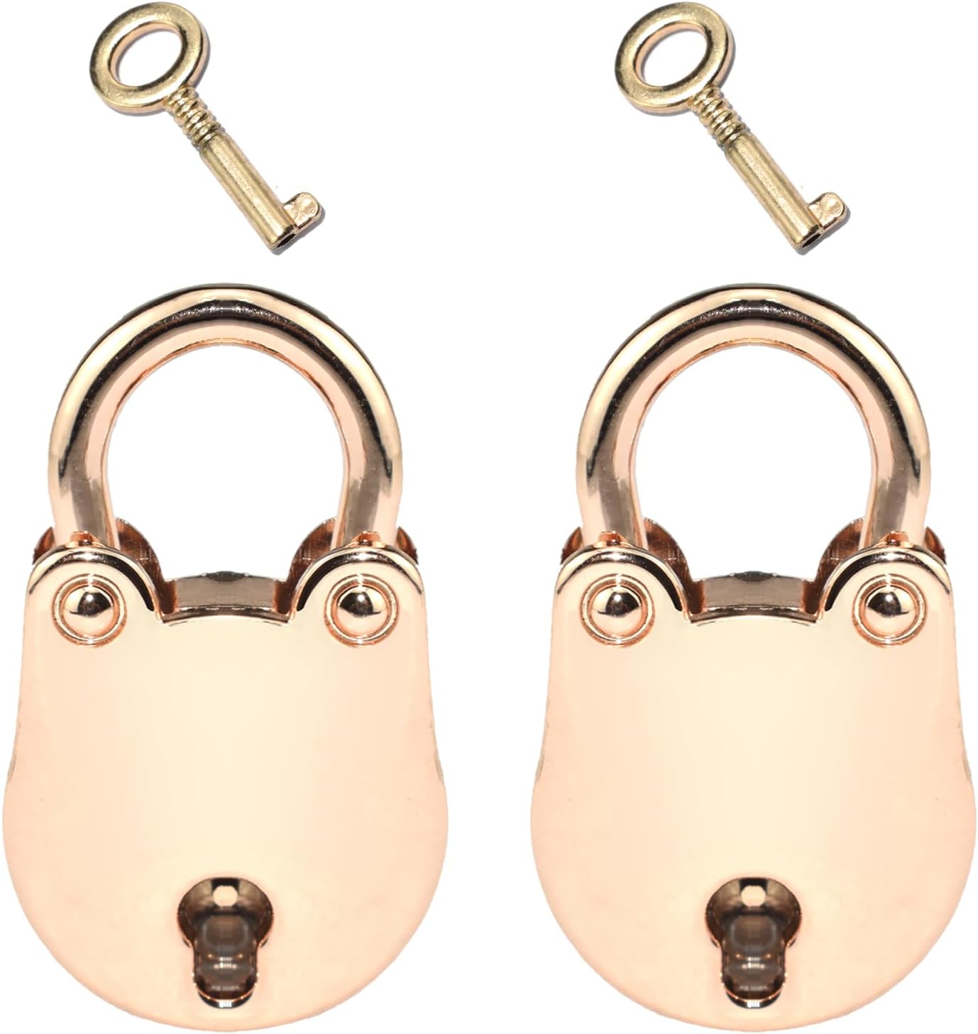 Aifeier ET 2 Pieces Mini Vintage Locks Small Bear-Shape Padlock with ...