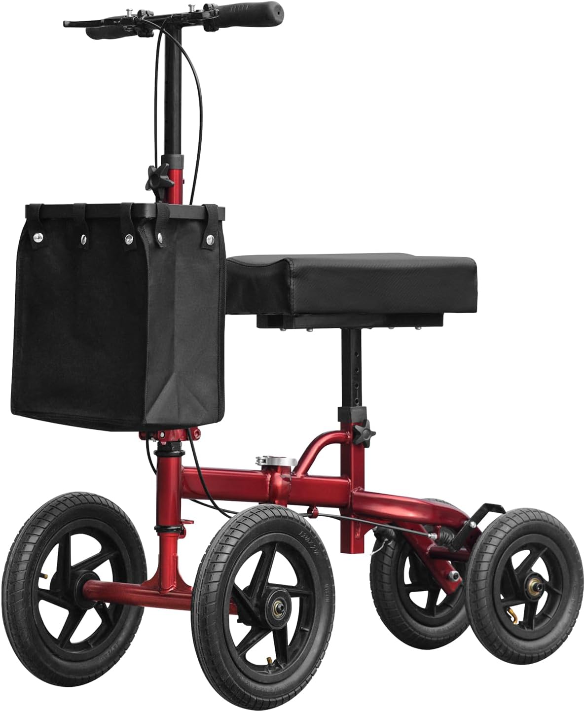 Amazon.com: KeyEnergy All Terrain Steerable Knee Scooter Deluxe Medical ...