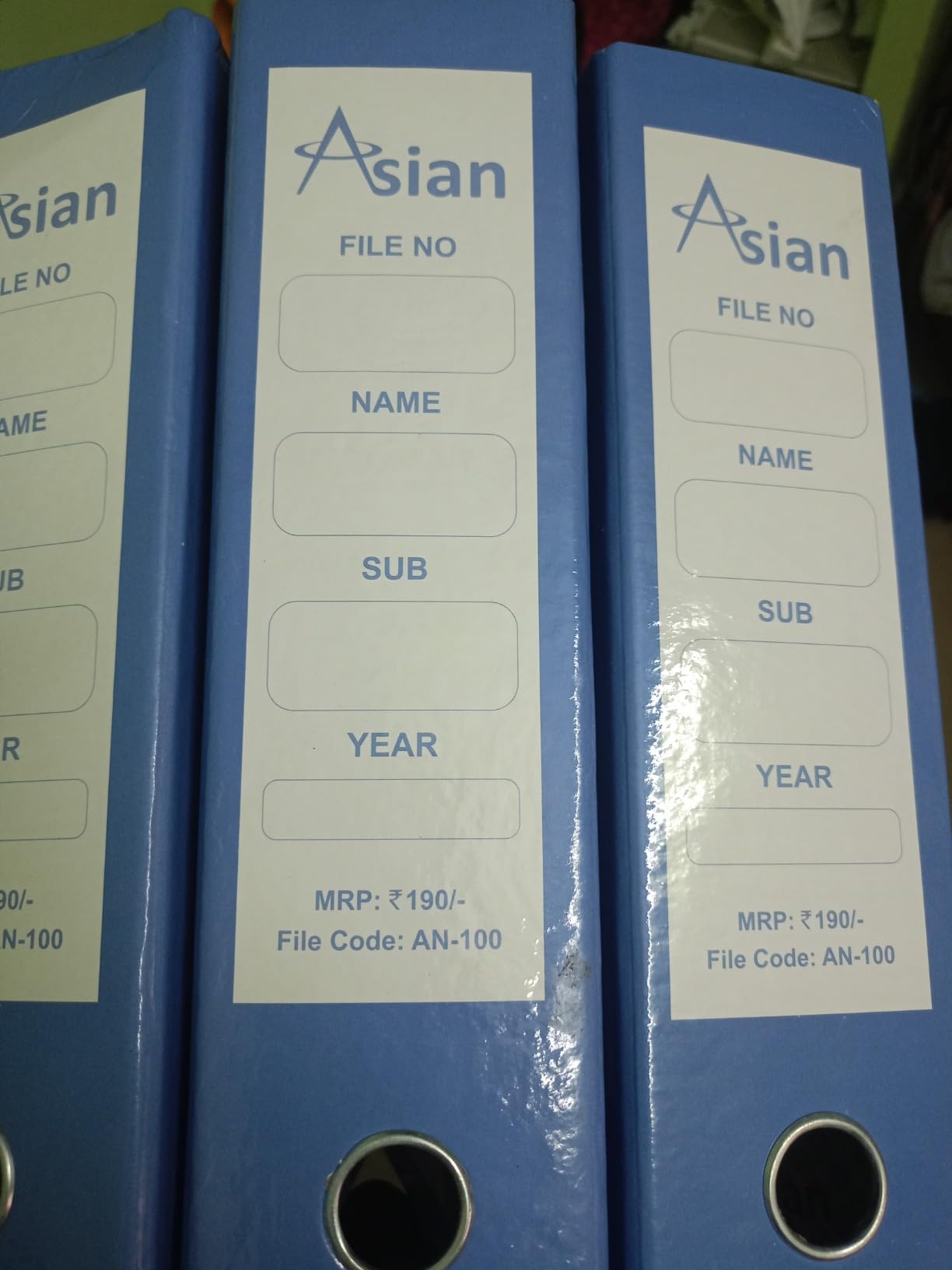 Bindex Asian Office Lever Arch Binder Box File Folder - Pack of 8, A4 ...