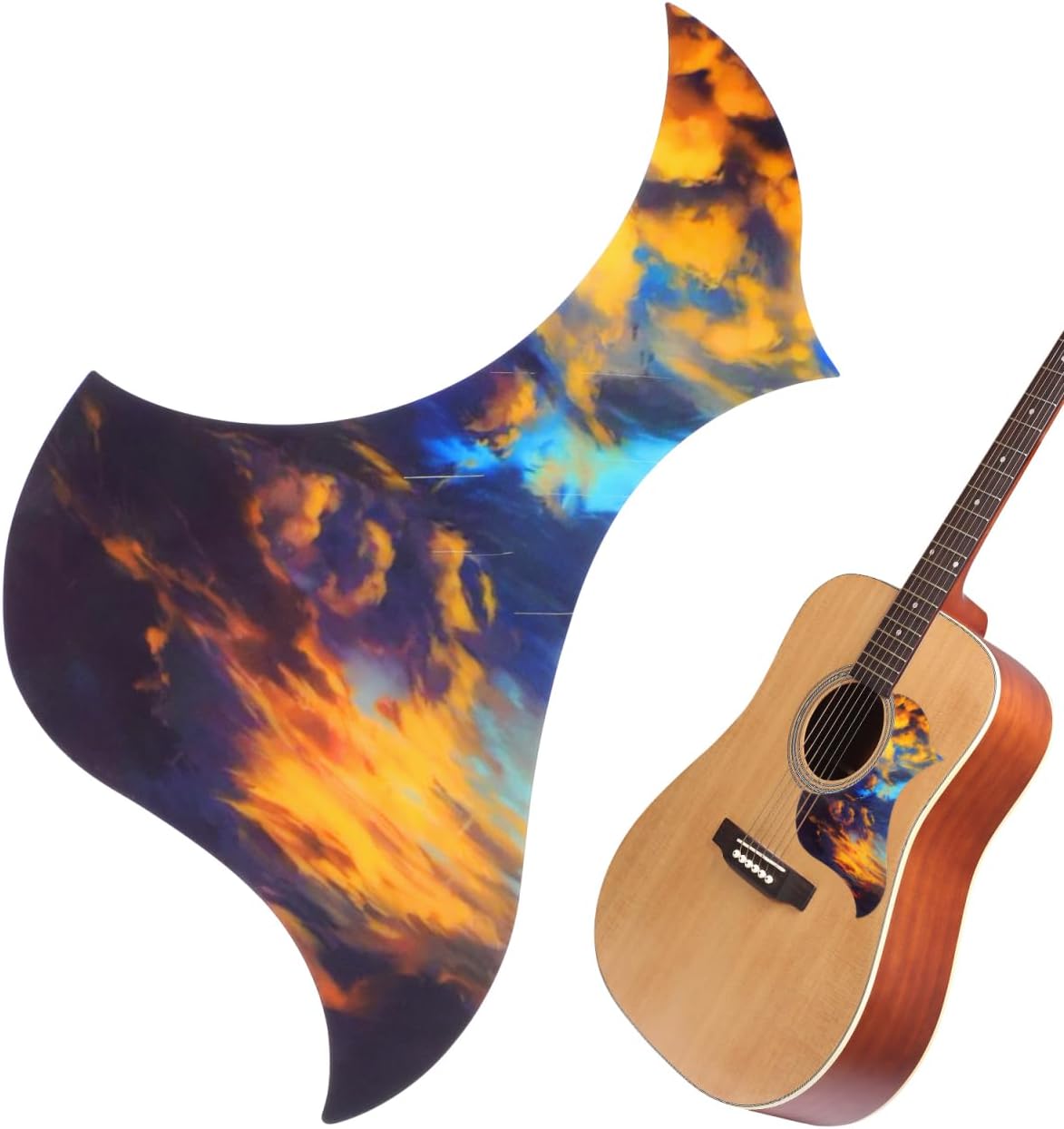 Amazon.com: SUPVOX Guitar Pickguard Self Adhesive Pickup Pick Guard ...