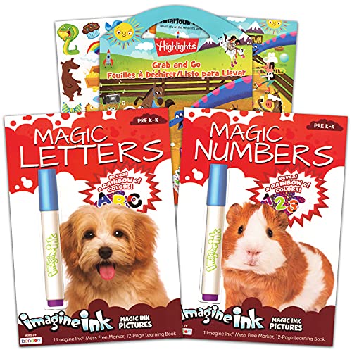 Imagine Ink Letters and Numbers Learning Toy Bundle (Alphabet and ...