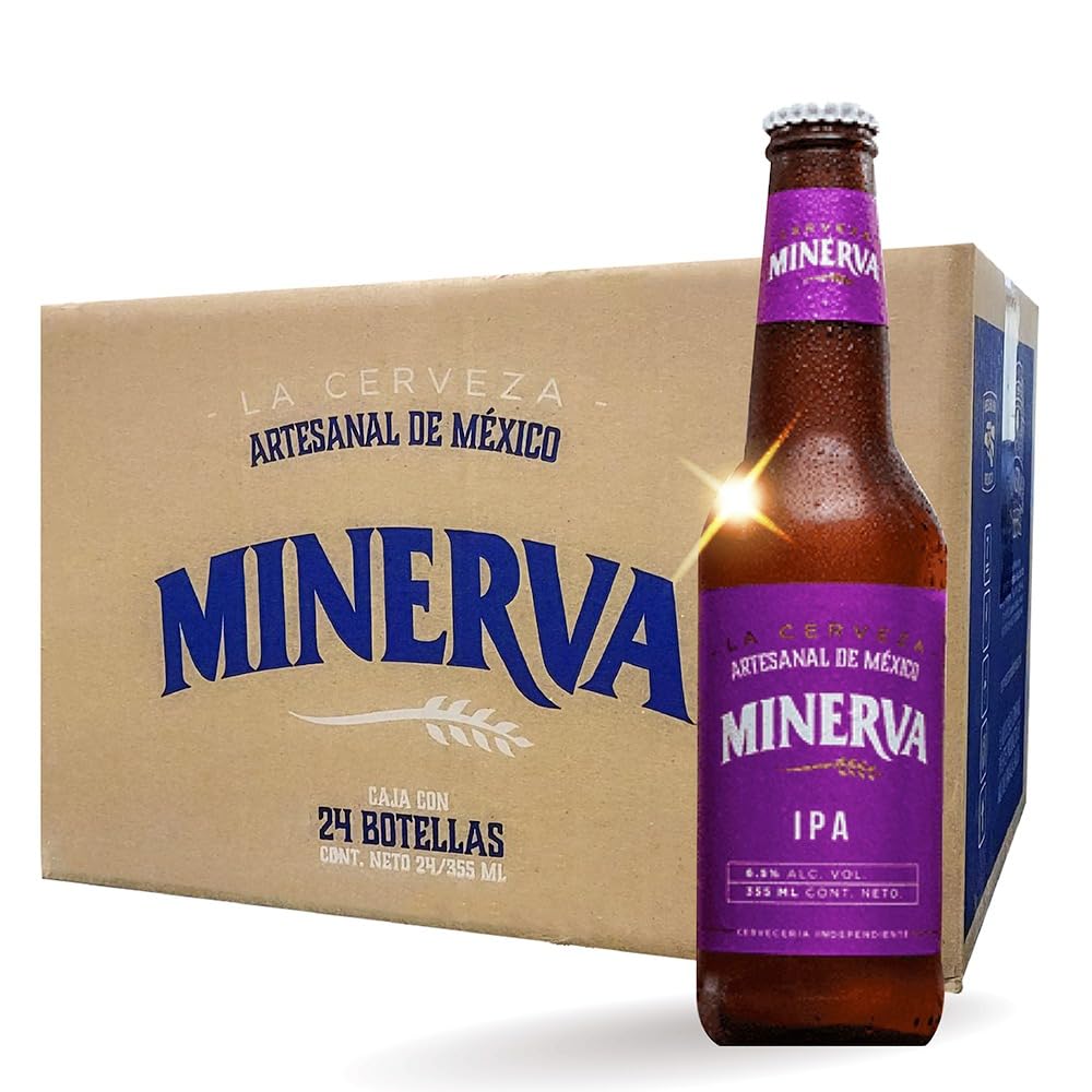 Caja Cerveza Artesanal Minerva Ipa 355ml : Amazon.com.mx: Alimentos y ...