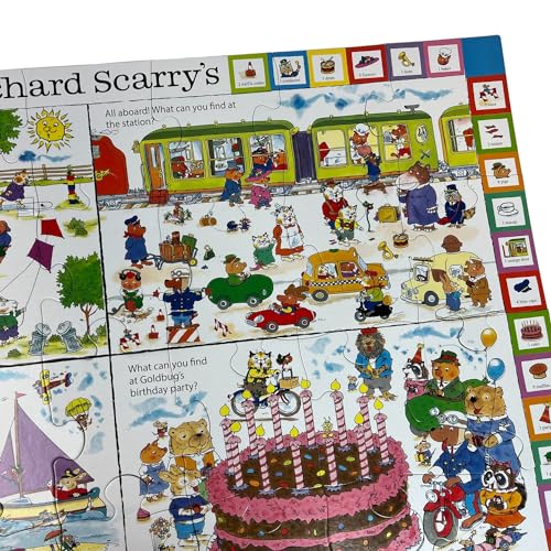 Snapklik.com : Richard Scarry Busytown Seek And Find Giant Floor Puzzle ...
