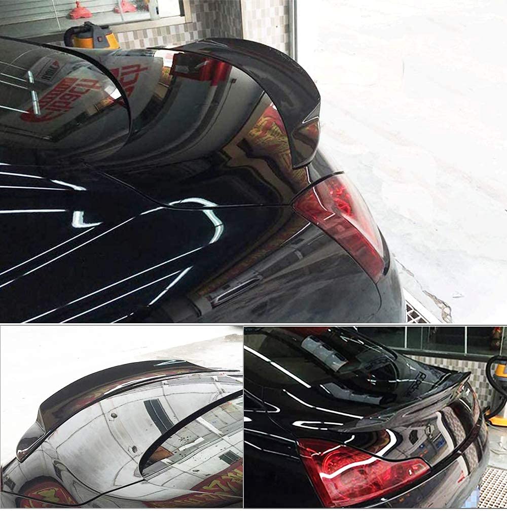 JC SPORTLINE Carbon Fiber Rear Spoiler for Infiniti G37 Q60 Coupe 2009 ...