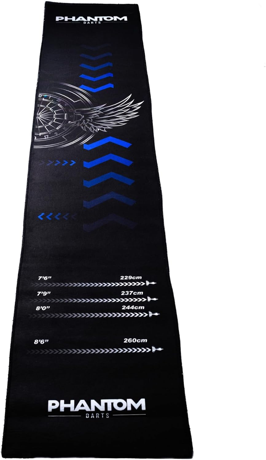 Amazon.com : Darts Mat with Oche – Professional Dartboard Mat for Floor ...