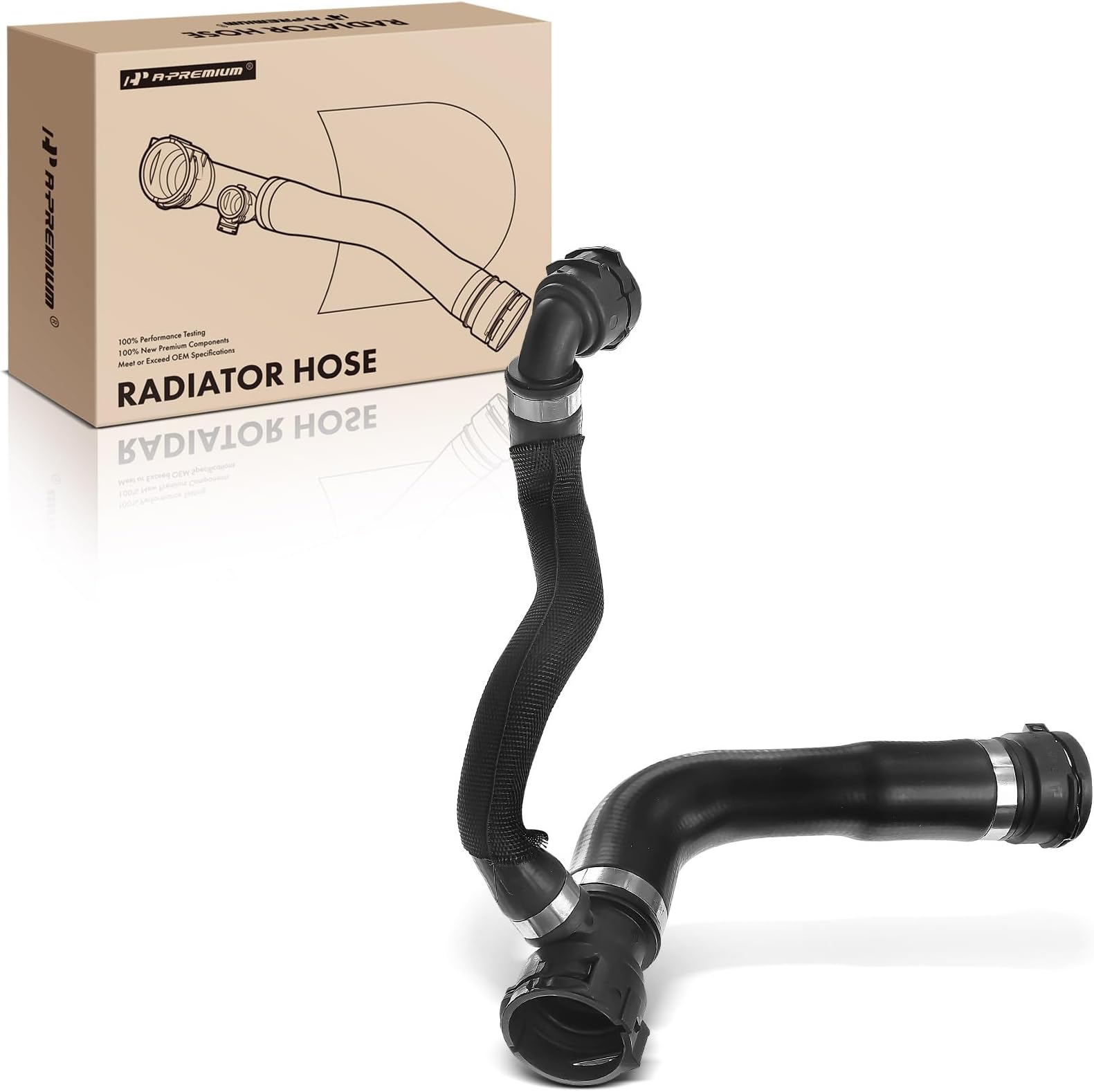 Amazon.com: A-Premium Upper Radiator Coolant Hose Compatible with BMW ...