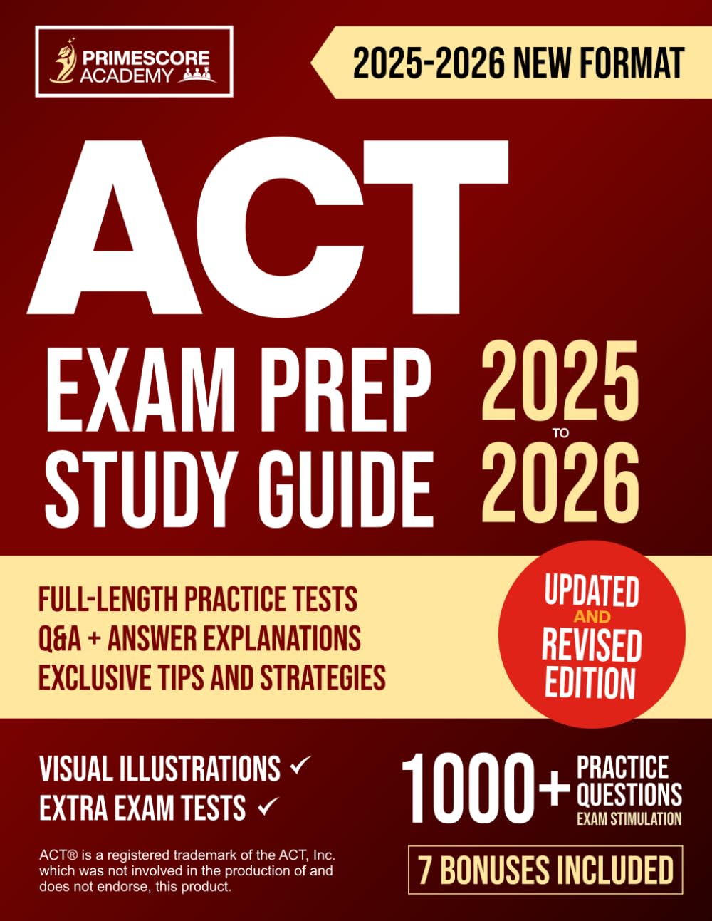 ACT Exam Prep Study Guide: A Comprehensive Guidebook to Passing ACT ...