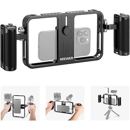 Amazon.com: NEEWER Phone Stabilizer Video Rig Kit, Aluminum Handheld ...