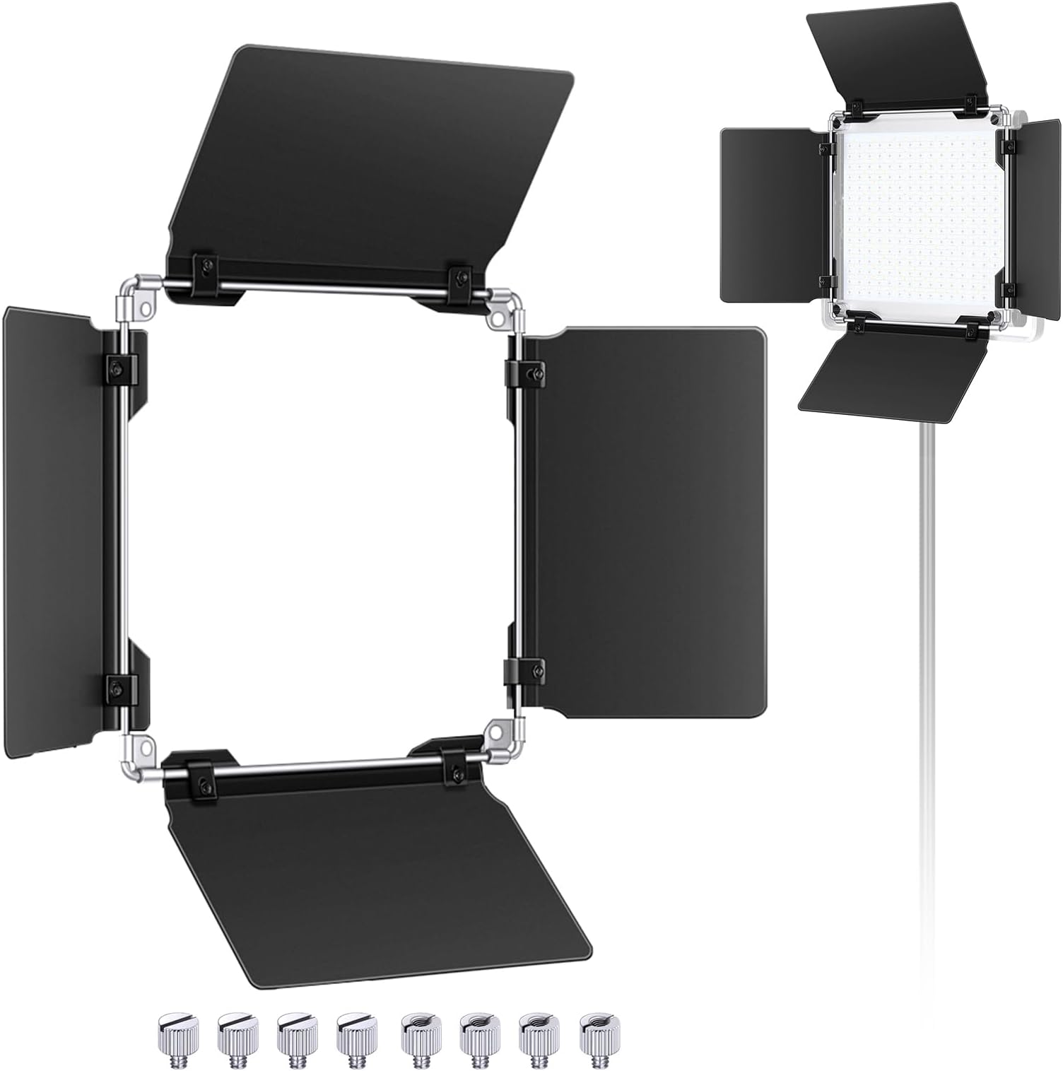 Amazon.com : Neewer Professional LED Video Light Barn Door for Neewer ...