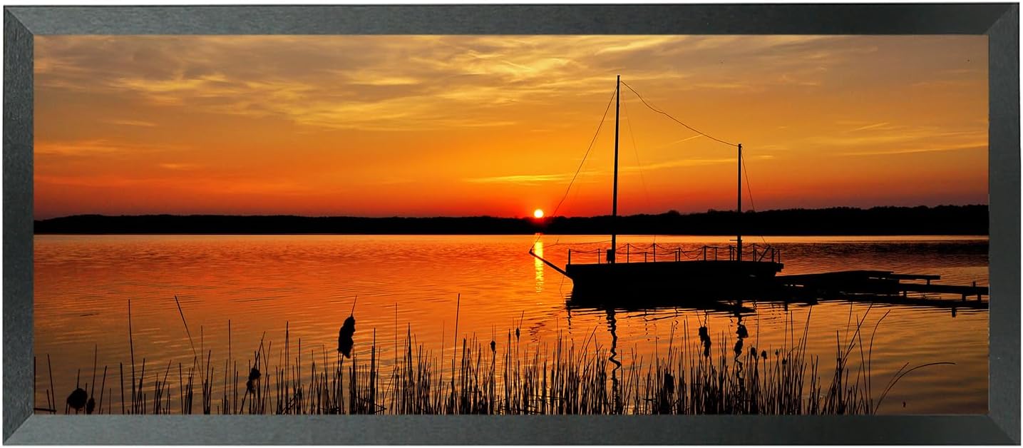 Amazon.com - Mxtallup 8x20 Picture Frame Solid Wood 8x20 Poster Frame ...