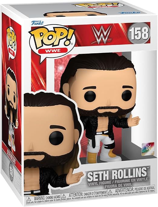 Amazon.com: Funko POP! WWE: Seth Rollins with Coat - Collectable Vinyl ...