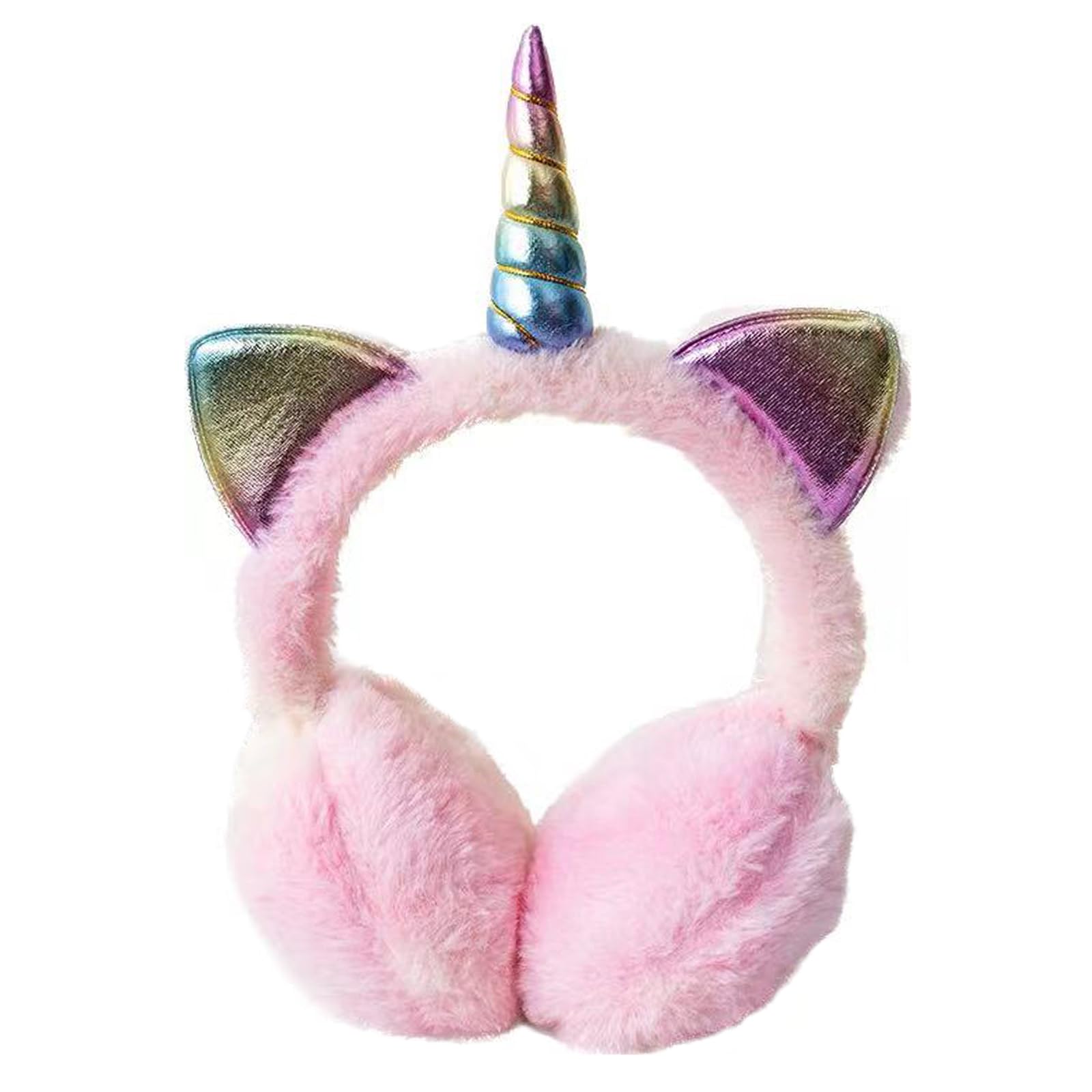Earmuffs for Girls Unicorn Ear Muff Winter Faux Fur Ear Warmers Ear ...