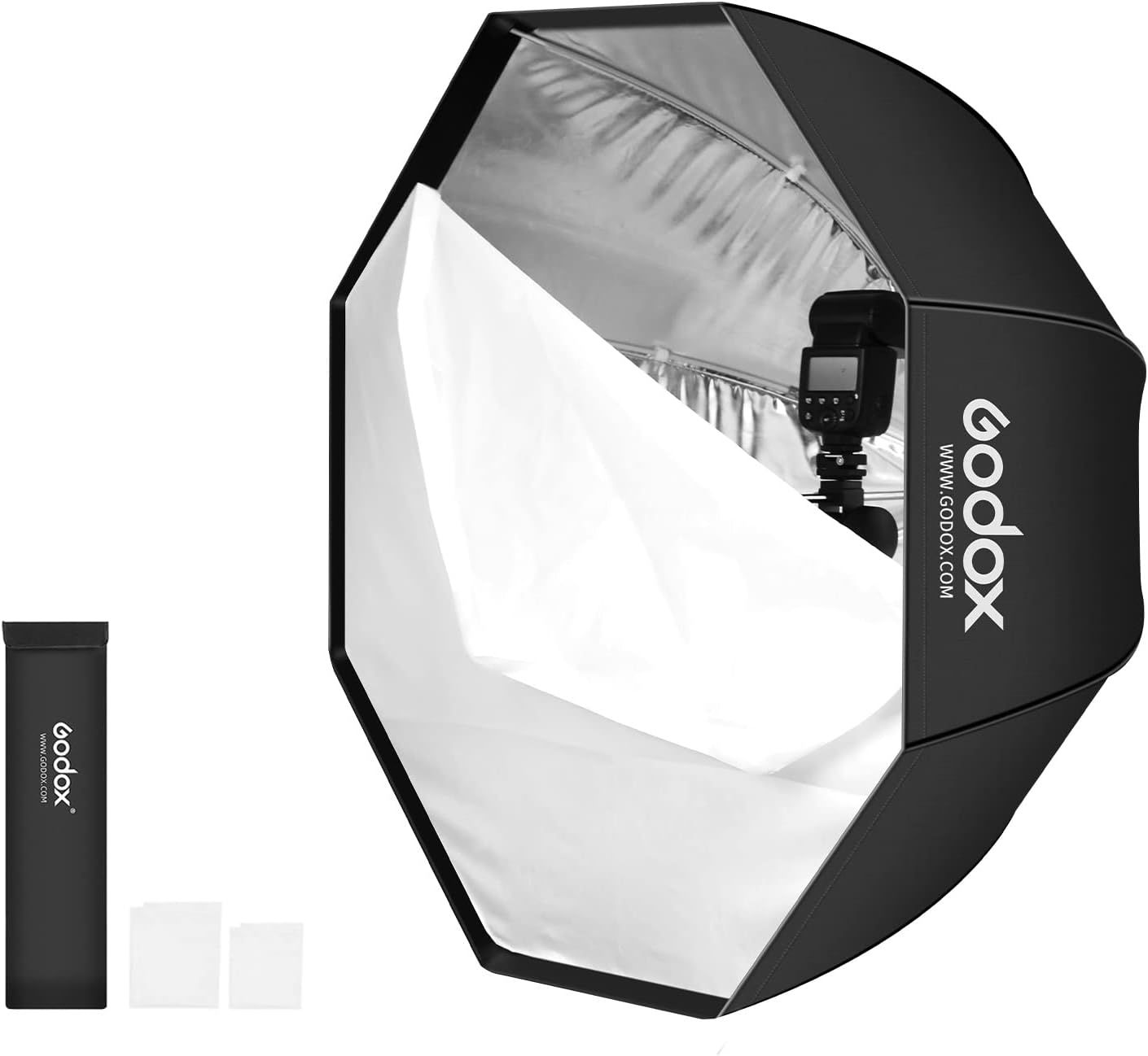 Amazon.com : Godox 24"x 24" 60cmx60cm Foldable Universal Softbox with S ...