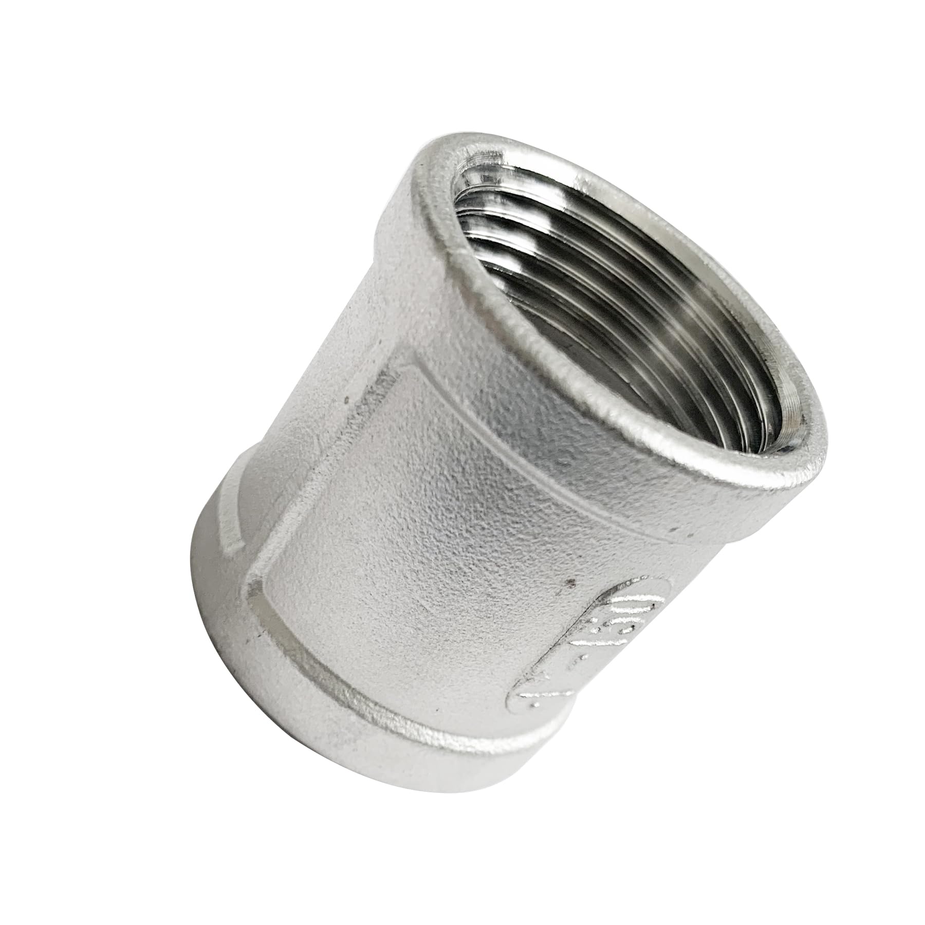 12 Pack Couplings With Teflon Tape Avanty Stainless Steel 304 Cast Pipe ...