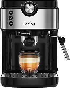 Amazon.com: JASSY Espresso Machine Cappuccino Coffee Maker 20 Bar Fast ...