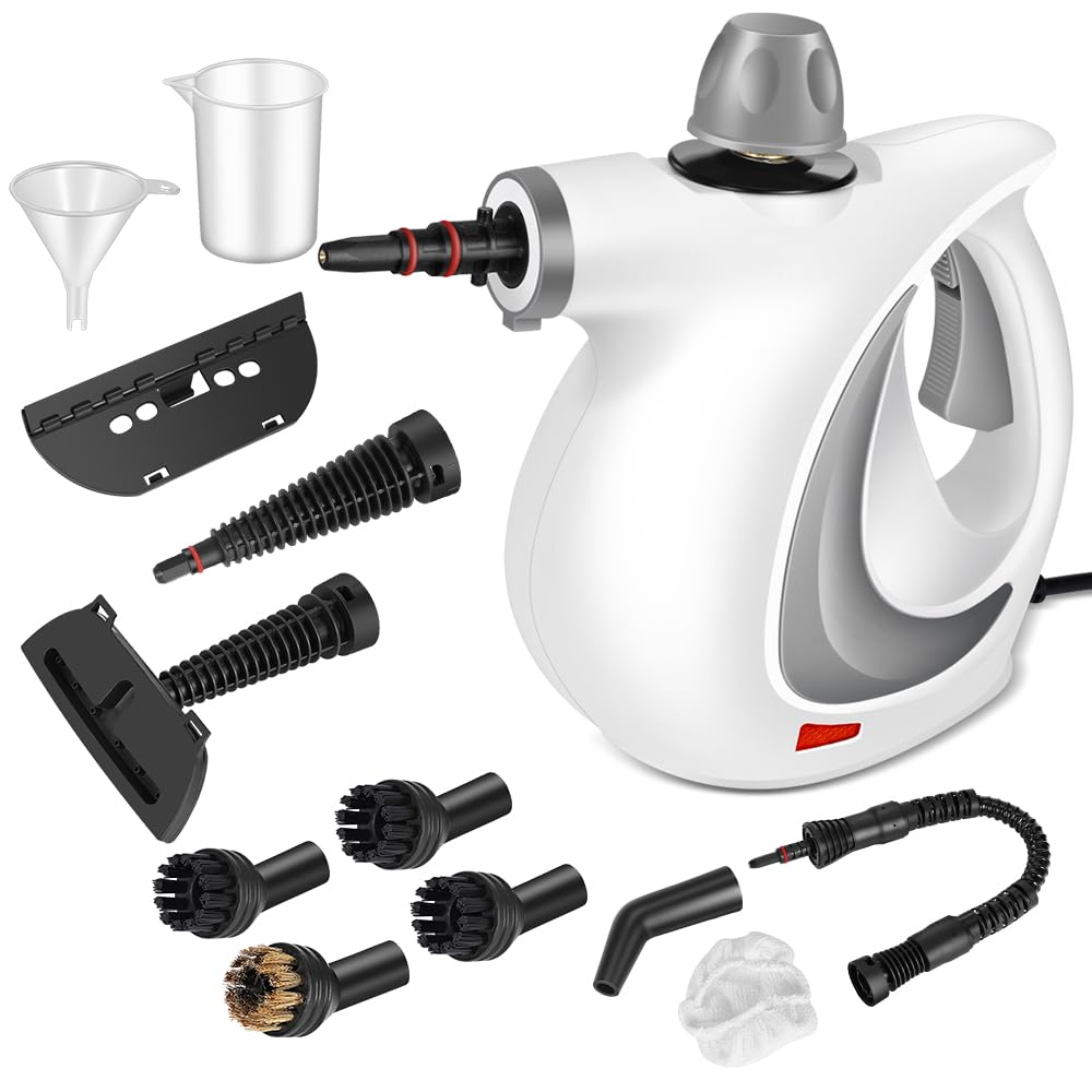 Amazon.com - Handheld Pressurized Steam Cleaner with 12 pcs Accessories ...