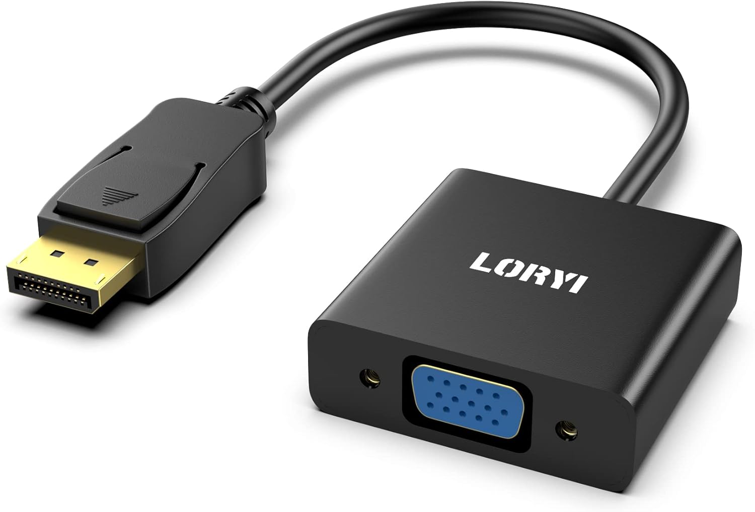 Amazon.com: Loryi DisplayPort to VGA Adapter, Gold-Plated Display Port ...