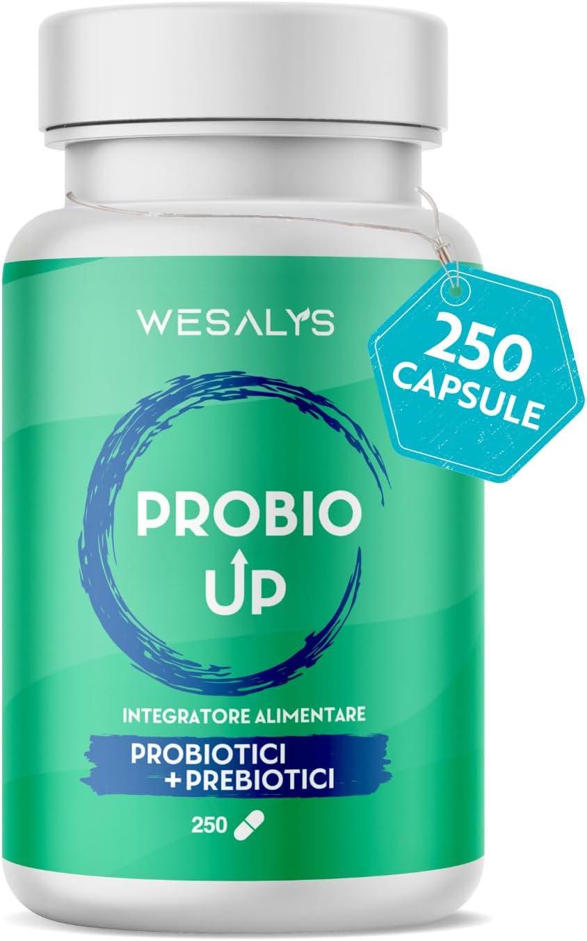 Fermenti Lattici Probiotici - 250 Capsule - PROBIO UP, Concentrato di ...