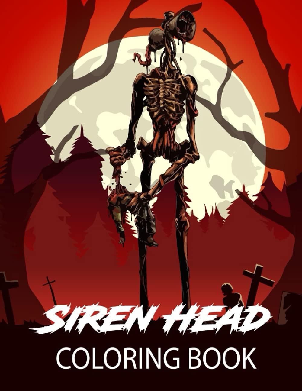 Siren Head Coloring Book Fun With Monsters Siren Head Coloring ...