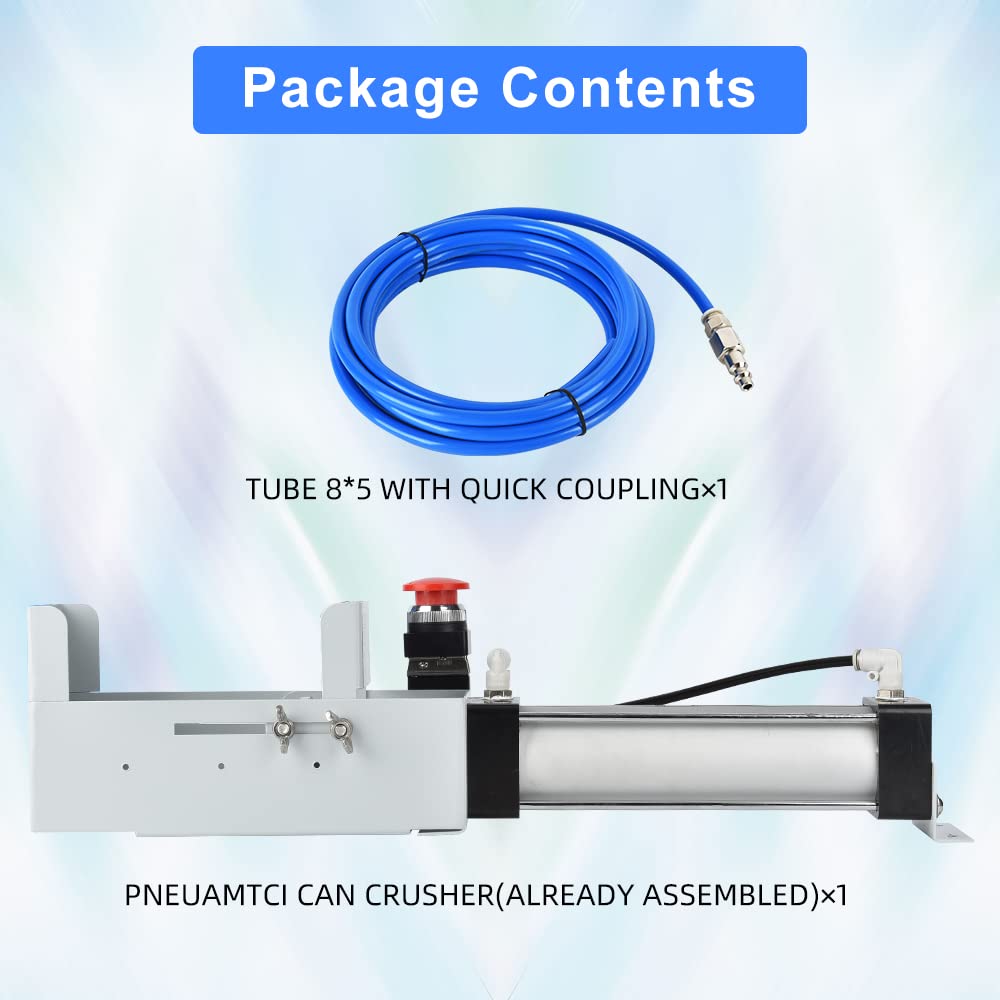 Snapklik.com : CGELE Pneumatic Can Crusher For Recycling Heavy Duty ...