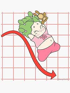 Amazon.com: Stock Market Korobi-chan - Sticker Graphic - Auto, Wall ...