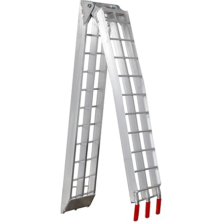 Masko® Auffahrrampe 340kg Faltbare ALU Verladerampe Max 680kg* Pro Paar ...